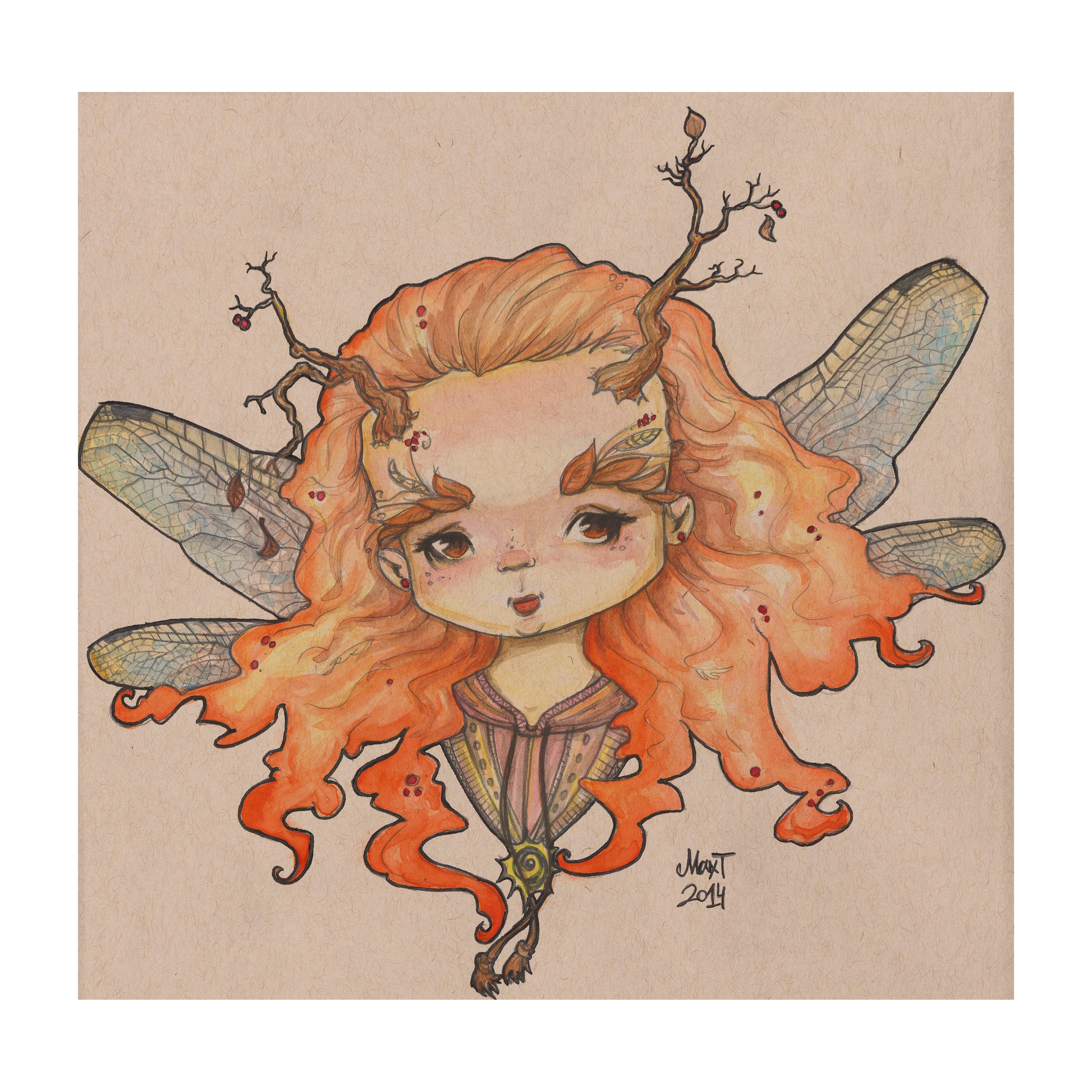 Meli the Dryad Print | MaxT Art